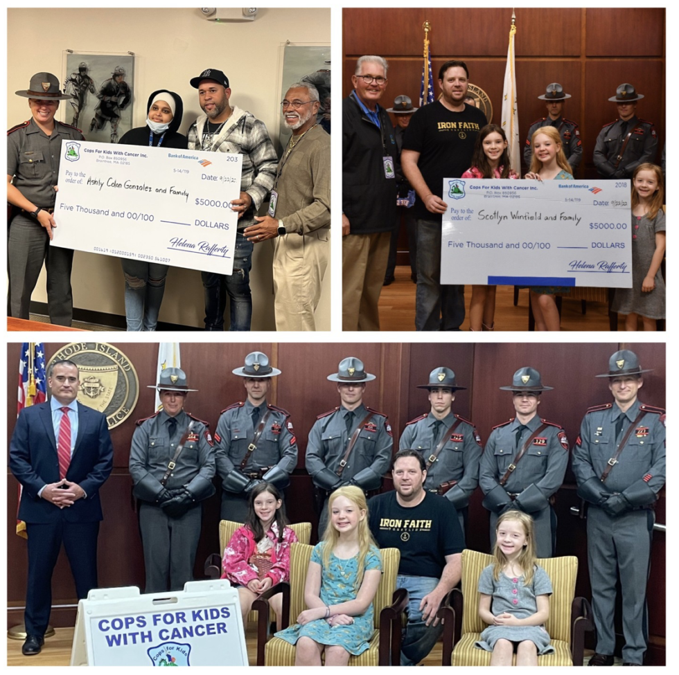 Thank you to the Rhode Island State Police for your continuous support ...