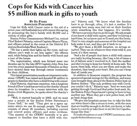 Cops for Kids with Cancer hits $5 million mark in gifts to youth – Cops ...
